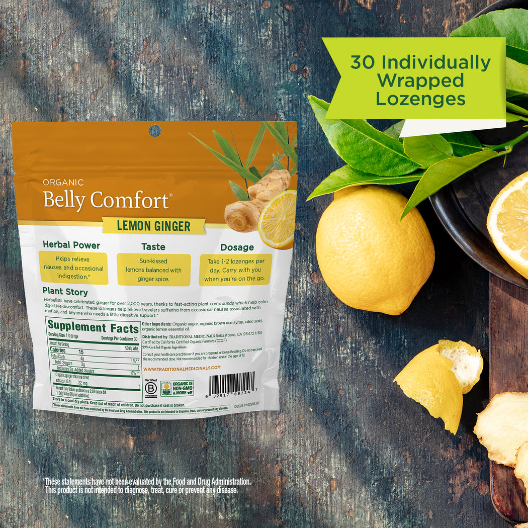 Organic Belly Comfort® Lozenges | Traditional Medicinals