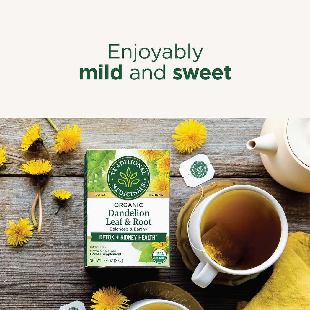 Dandelion Leaf & Root Tea |Traditional Medicinals | Traditional Medicinals