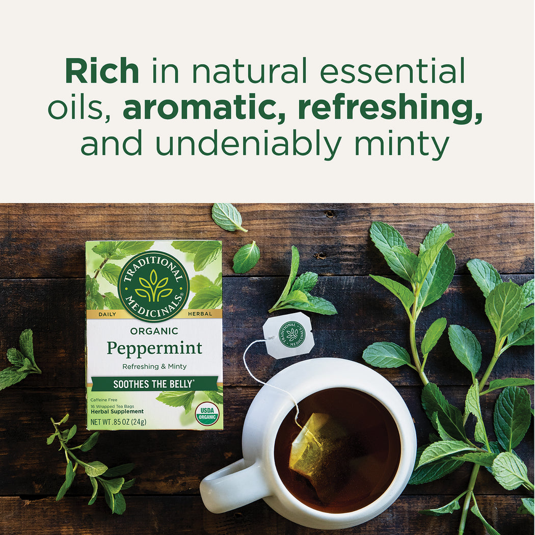 Organic Peppermint Tea | Traditional Medicinals