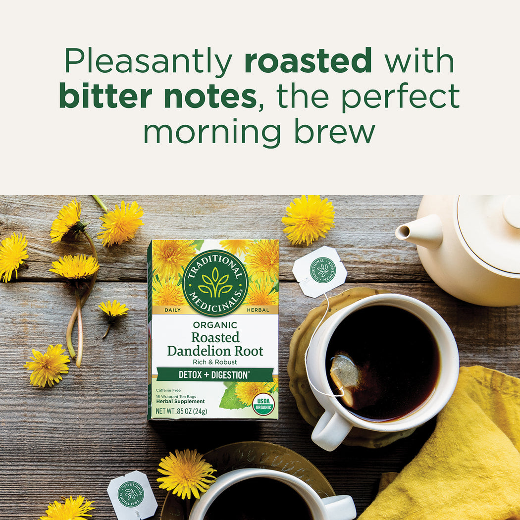 Roasted Dandelion Root Tea | Traditional Medicinals | Traditional ...