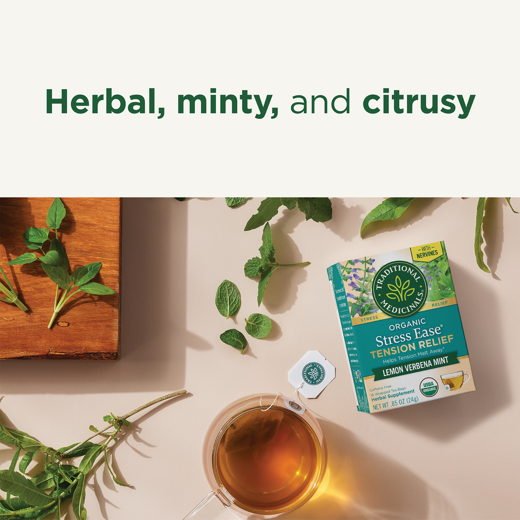 Stress Ease® Tension Relief Tea - w/ Skullcap | Traditional Medicinals