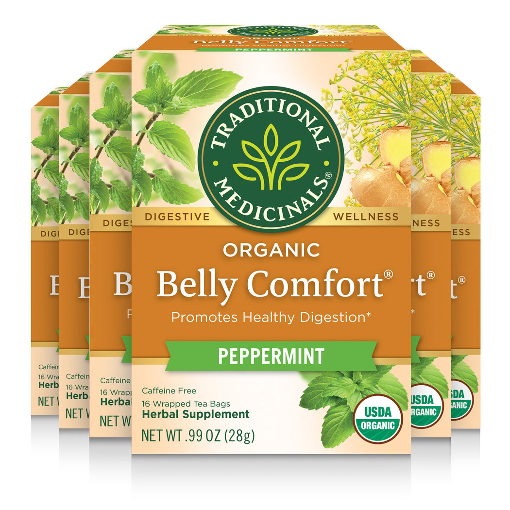 Belly Comfort Peppermint Tea | Traditional Medicinals