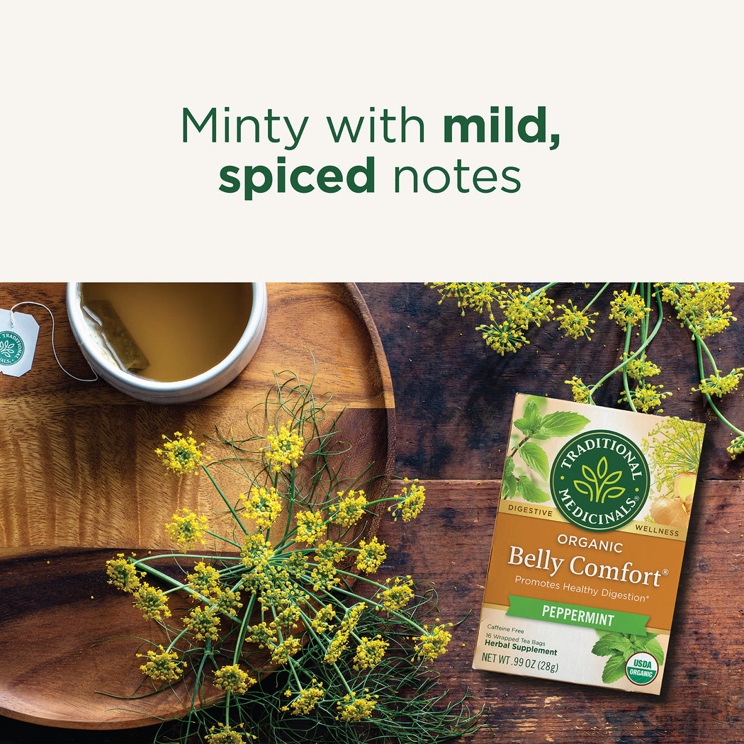 Belly Comfort Peppermint Tea | Traditional Medicinals