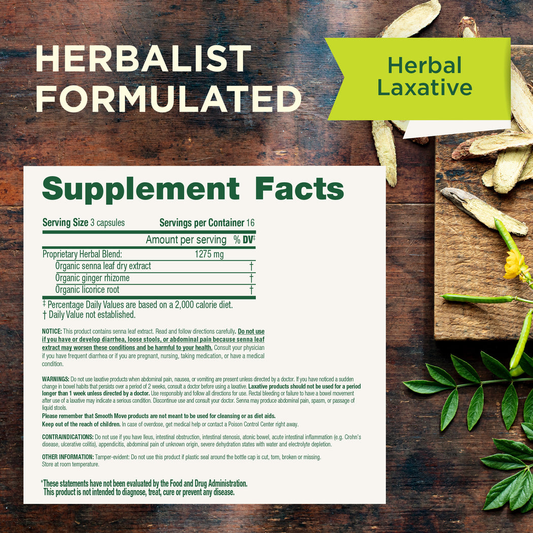 Smooth Move® Capsules | Traditional Medicinals | Traditional Medicinals
